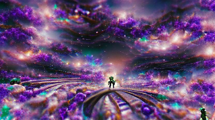 Into Infinity - AI Generated Artwork - NightCafe Creator