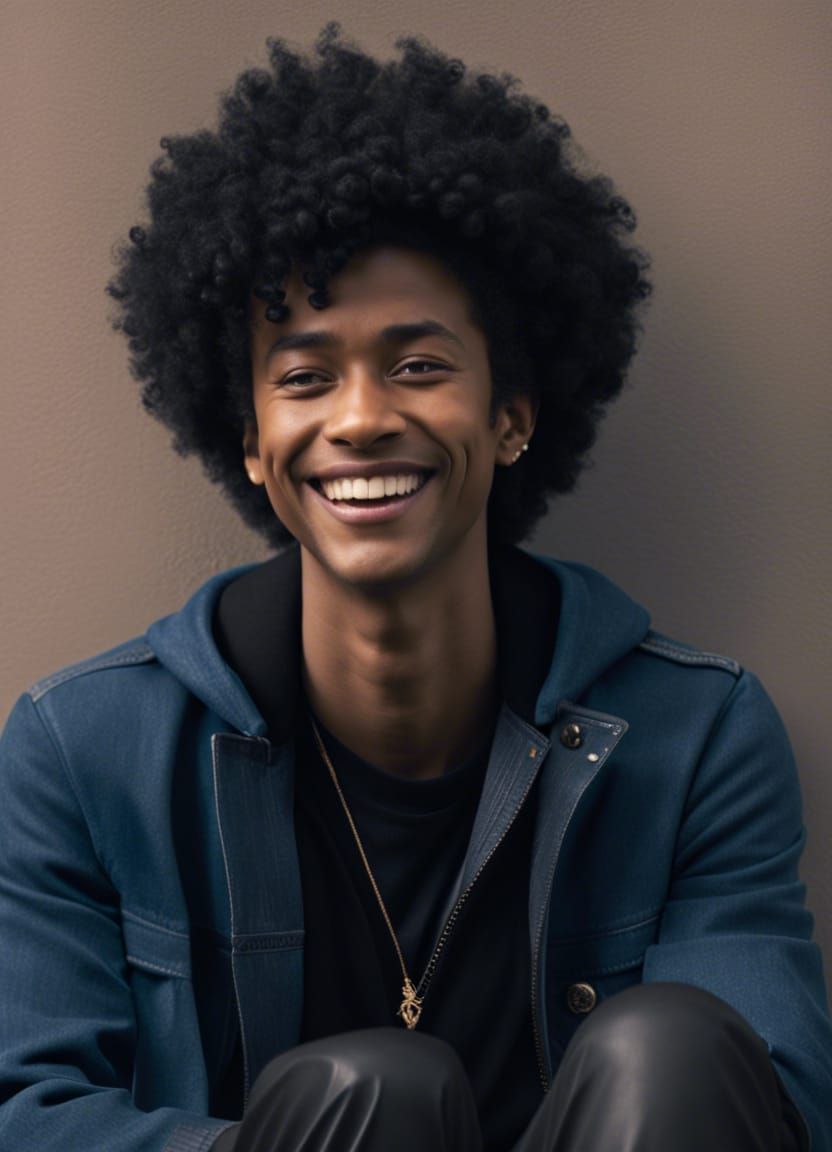 a man smiling - AI Generated Artwork - NightCafe Creator