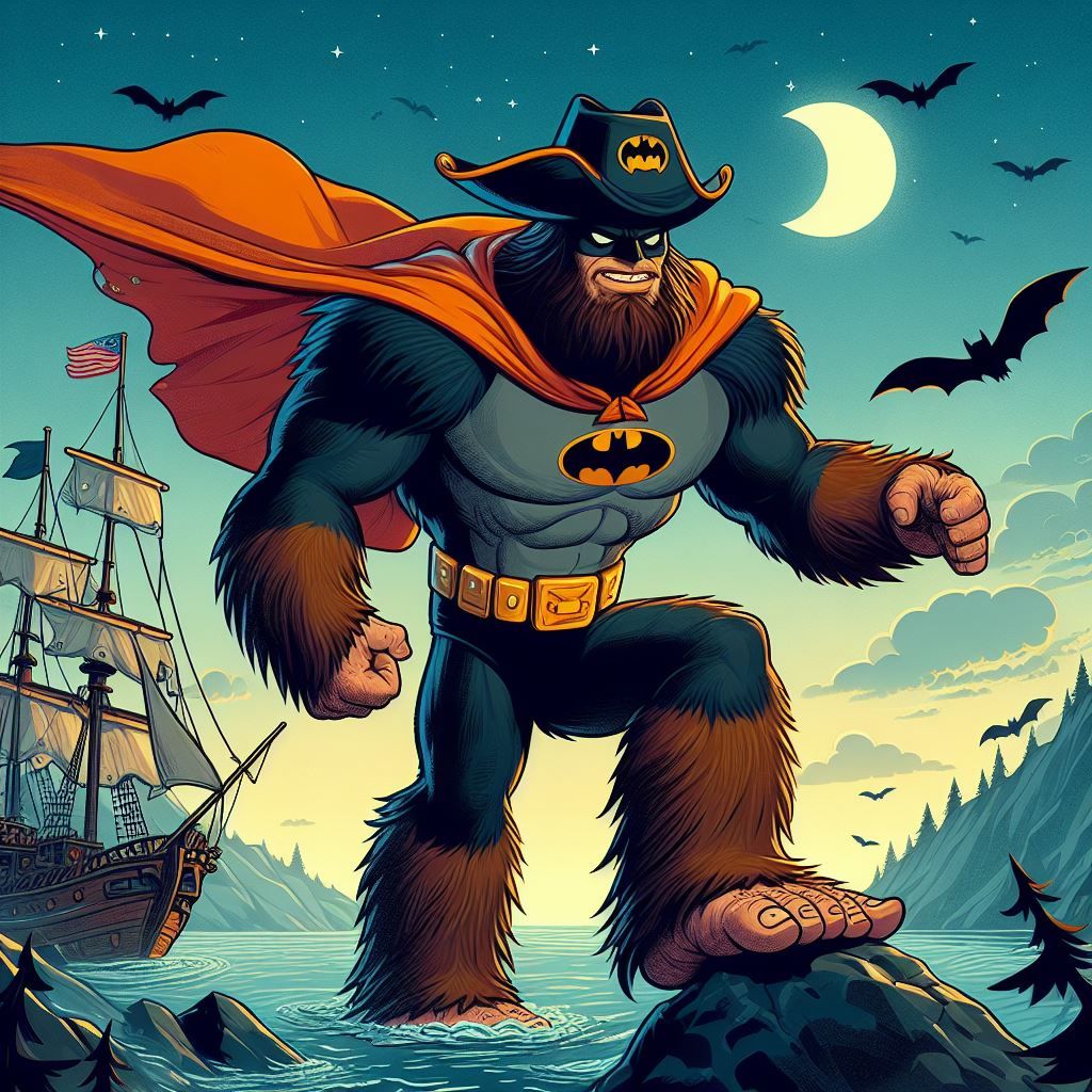 Big Batfoot Pirate - AI Generated Artwork - NightCafe Creator