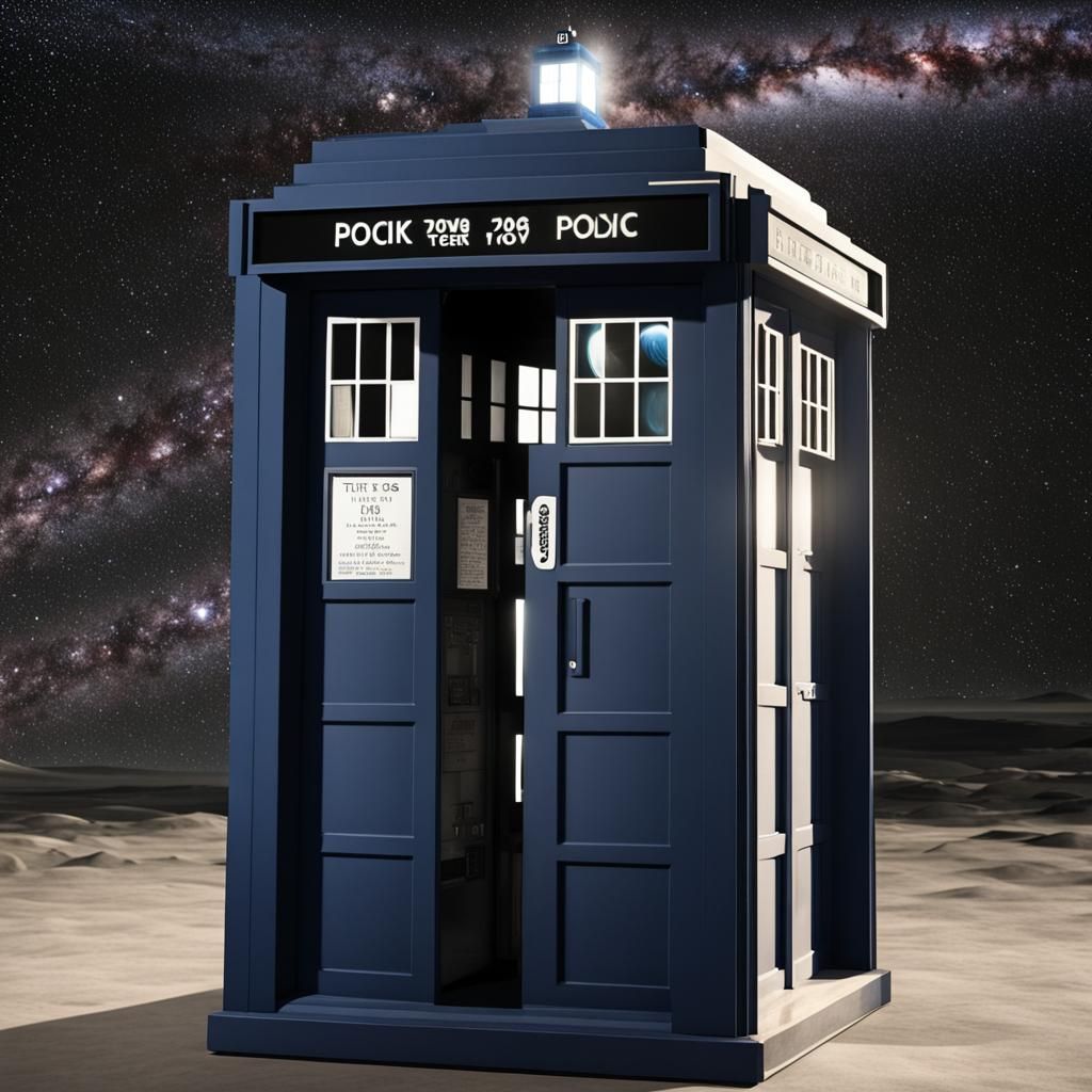 The Tardis - AI Generated Artwork - NightCafe Creator