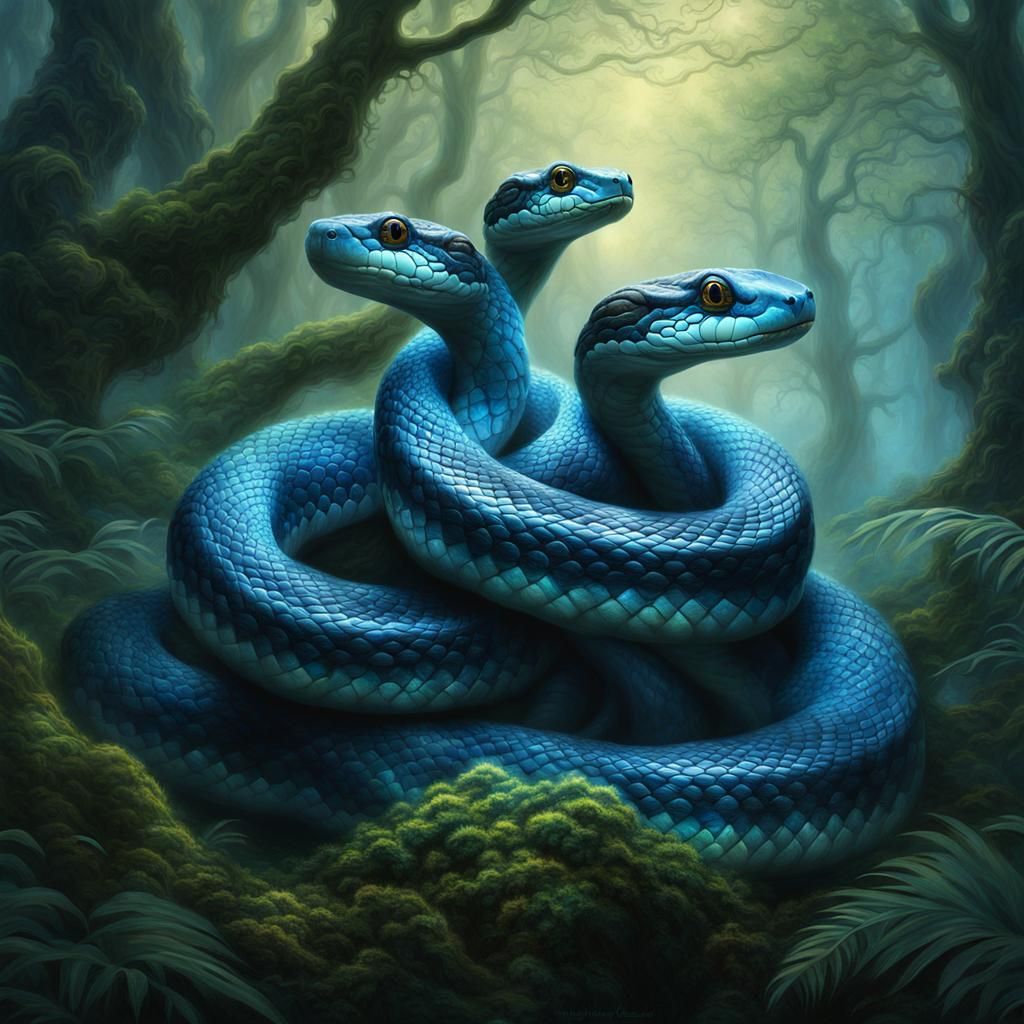 Runespoor Patronus - AI Generated Artwork - NightCafe Creator