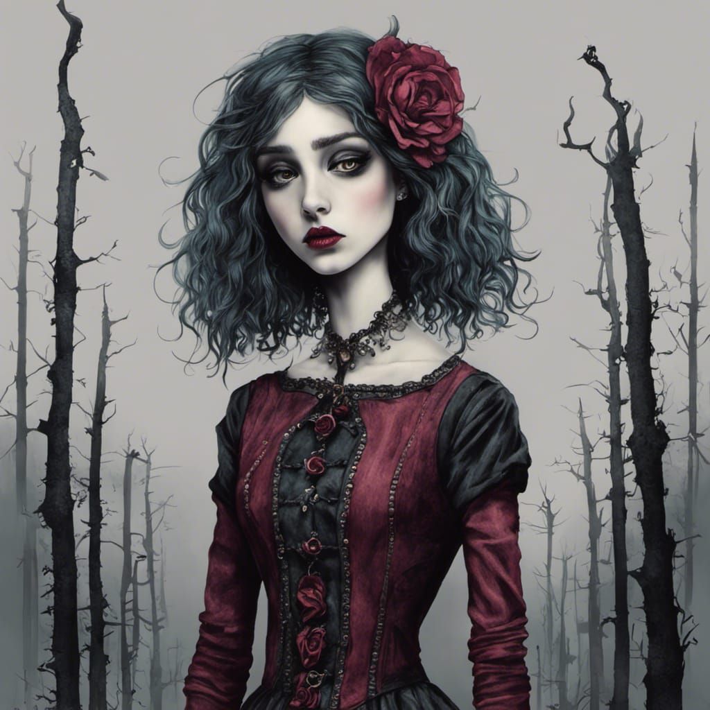 Moody Mistress - AI Generated Artwork - NightCafe Creator