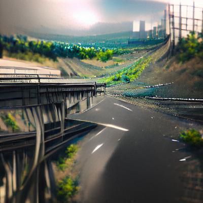 Highway - AI Generated Artwork - NightCafe Creator