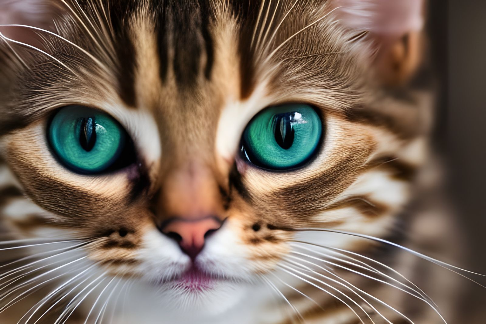 Kitten Eyes - AI Generated Artwork - NightCafe Creator