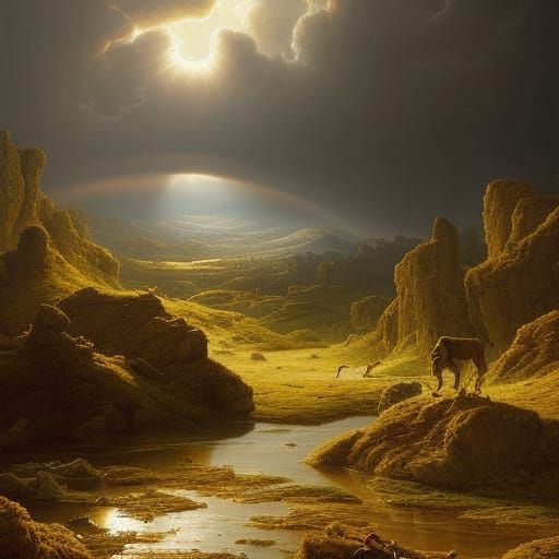 Ghostly Beast - AI Generated Artwork - NightCafe Creator