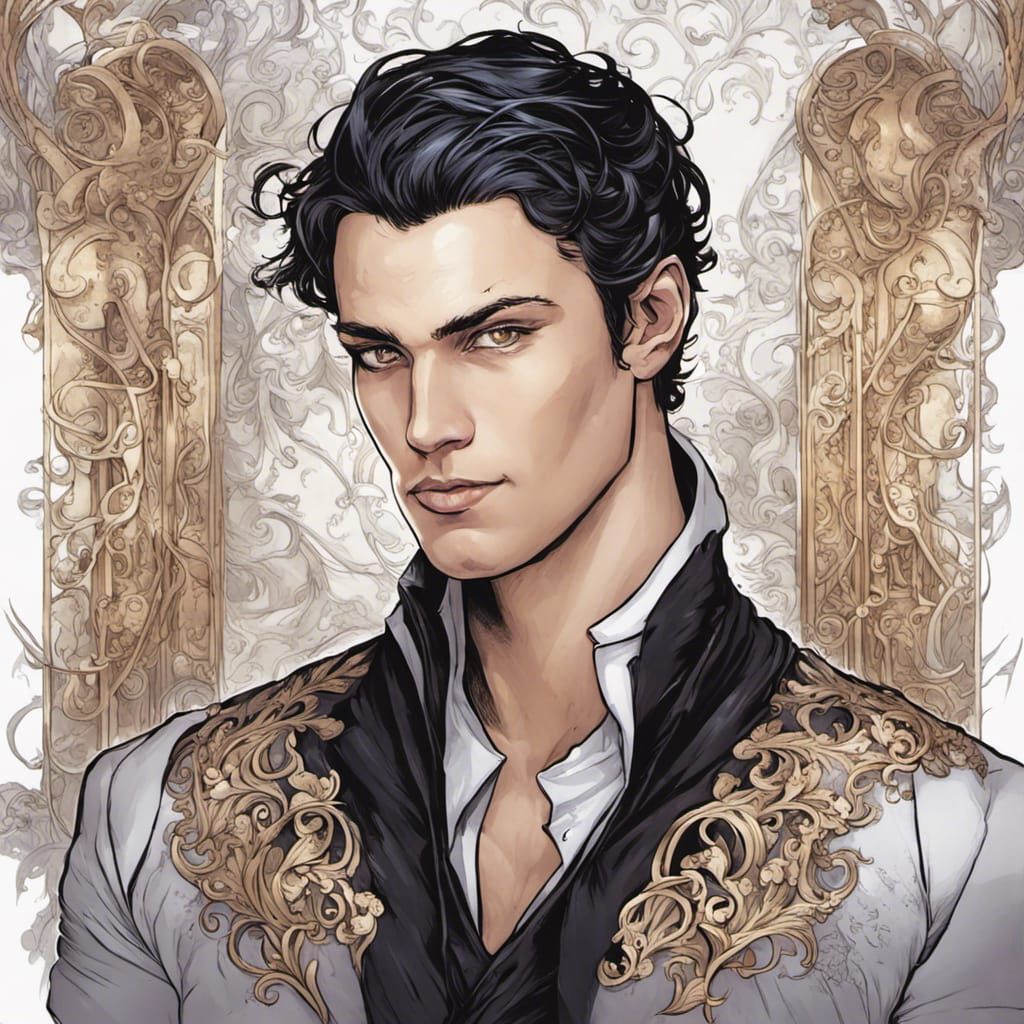 Rhysand, Lord of the Night Court - AI Generated Artwork - NightCafe Creator