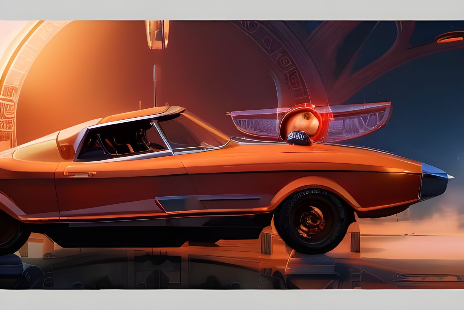 Stargate DeLorean, The Strangest Time Machine - AI Generated Artwork ...