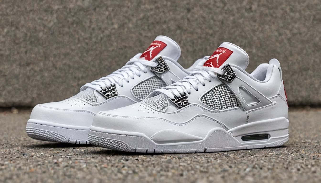 Jordan 4 white collab with SUPREME (inspired by Air Force 1 collab with ...
