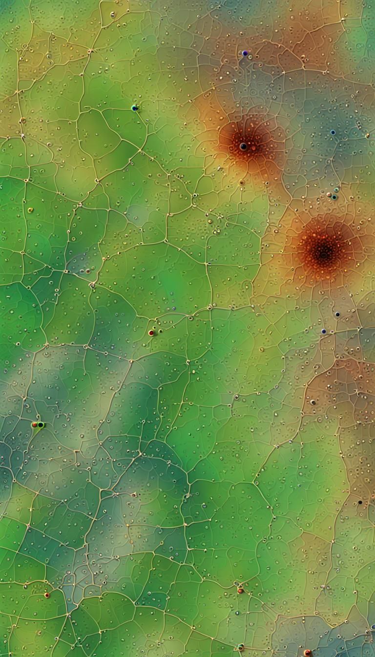 3D colors, map of the "visible universe", with green "terra incognita ...