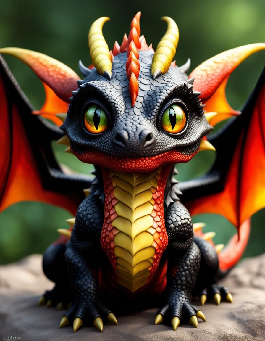 Baby Dragon - AI Generated Artwork - NightCafe Creator