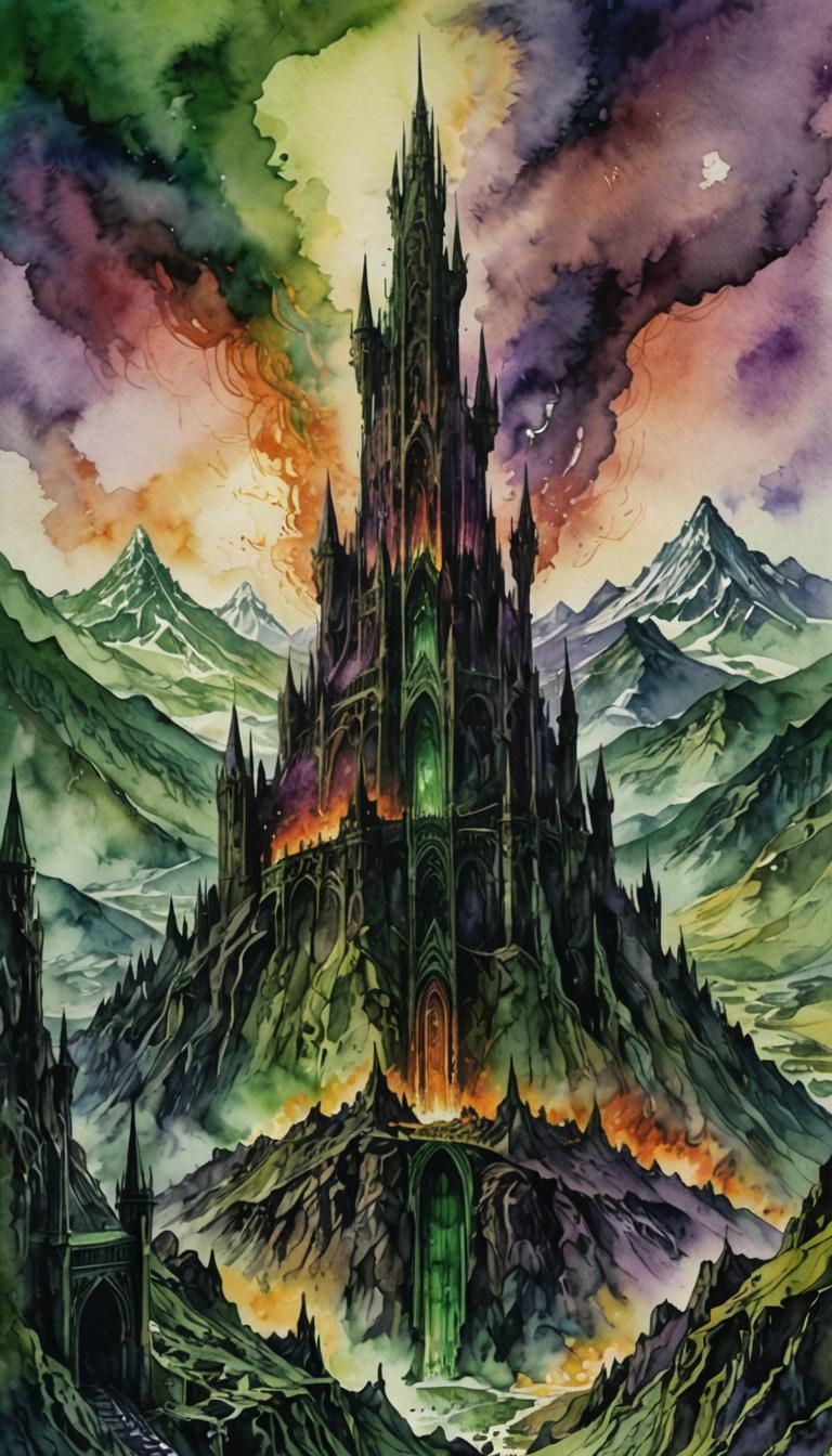 The Tower of Minis Ithil - AI Generated Artwork - NightCafe Creator