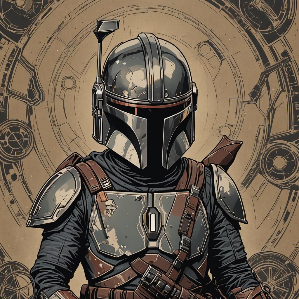 Mando T-Shirt - AI Generated Artwork - NightCafe Creator