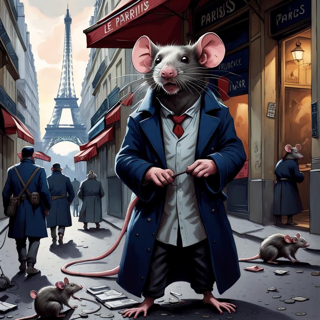 Rats of Paris - AI Generated Artwork - NightCafe Creator