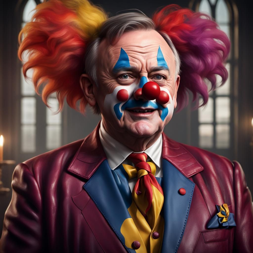 Anthony Albanese Australian Prime Minster as a clown - AI Generated ...