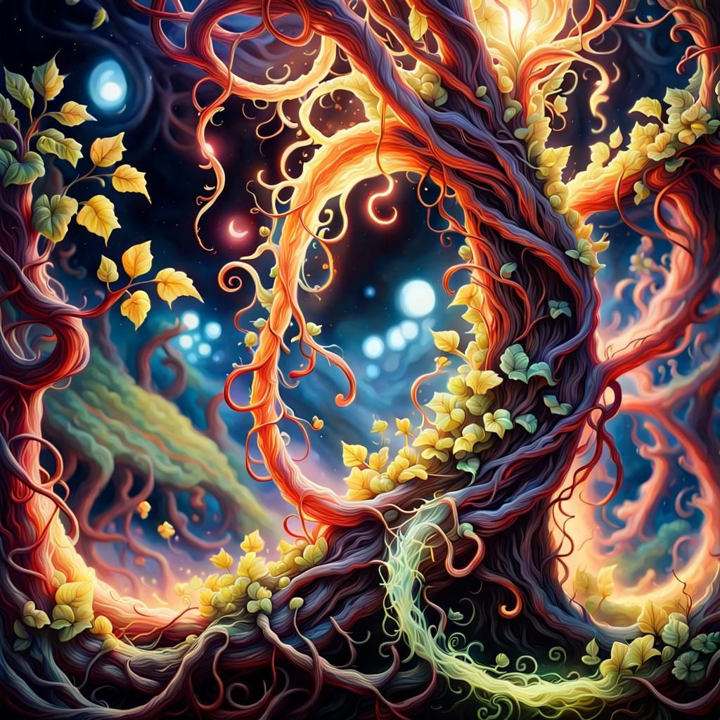 Magic Vine - AI Generated Artwork - NightCafe Creator