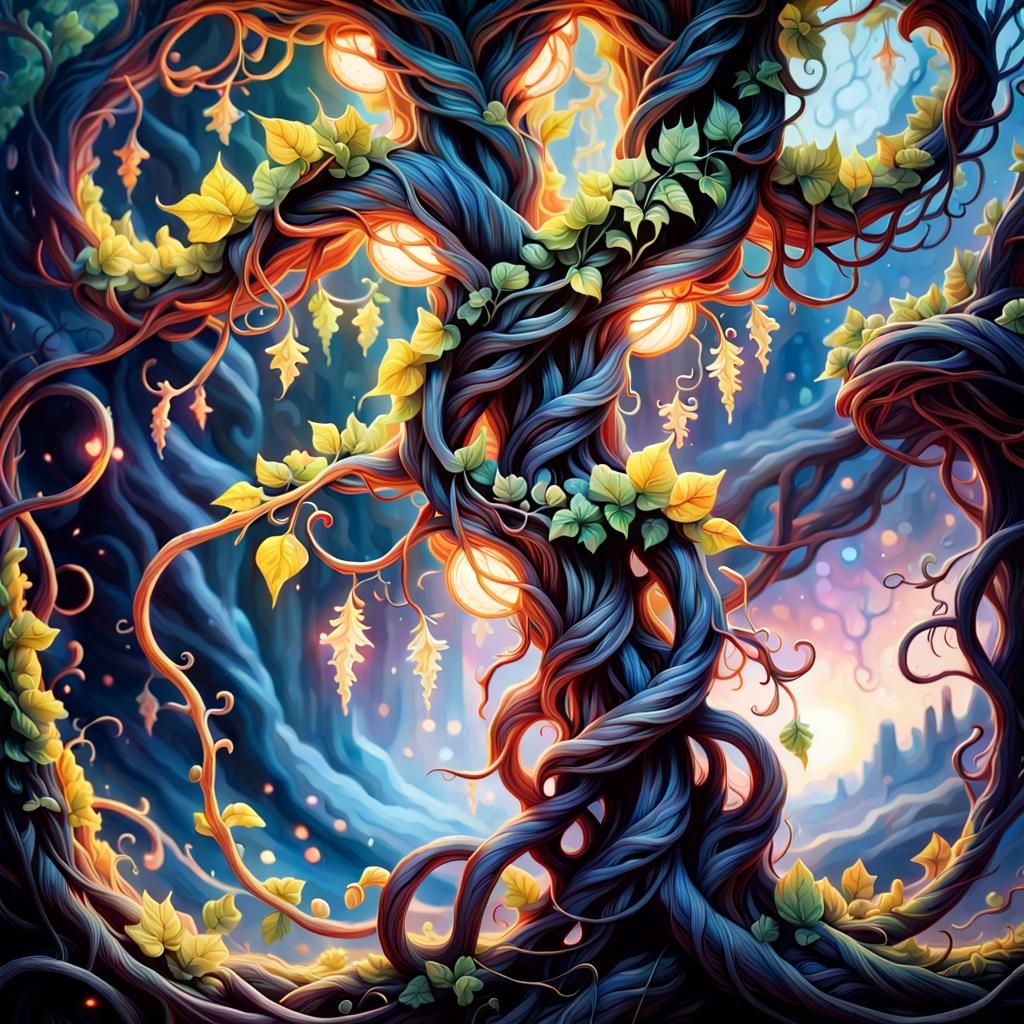 Magical Vine - AI Generated Artwork - NightCafe Creator