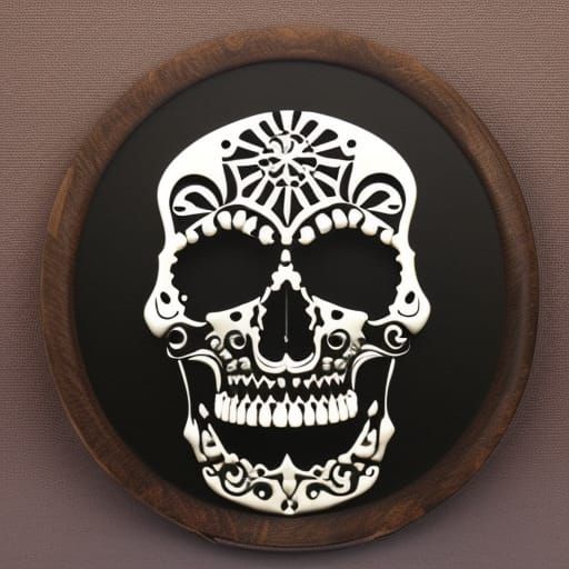 Masterwork Highly detailed "Chad skull" artwork, 8k beautiful ...