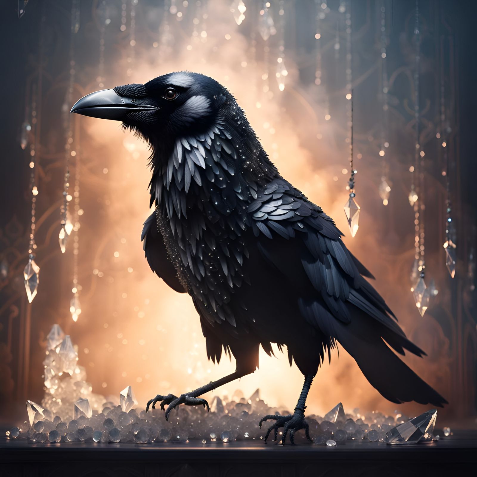 Crow - AI Generated Artwork - NightCafe Creator