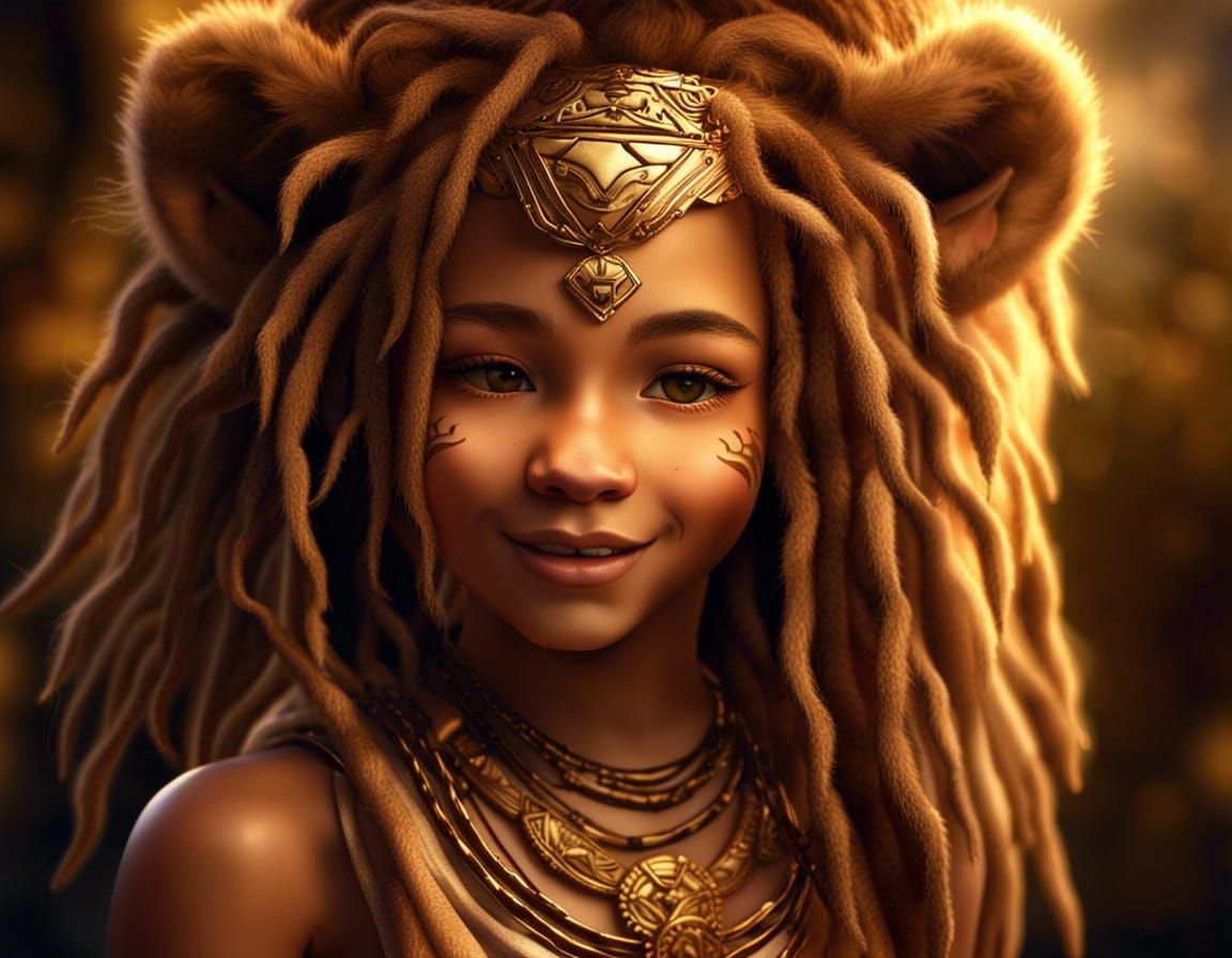 Lioness Goddess - AI Generated Artwork - NightCafe Creator