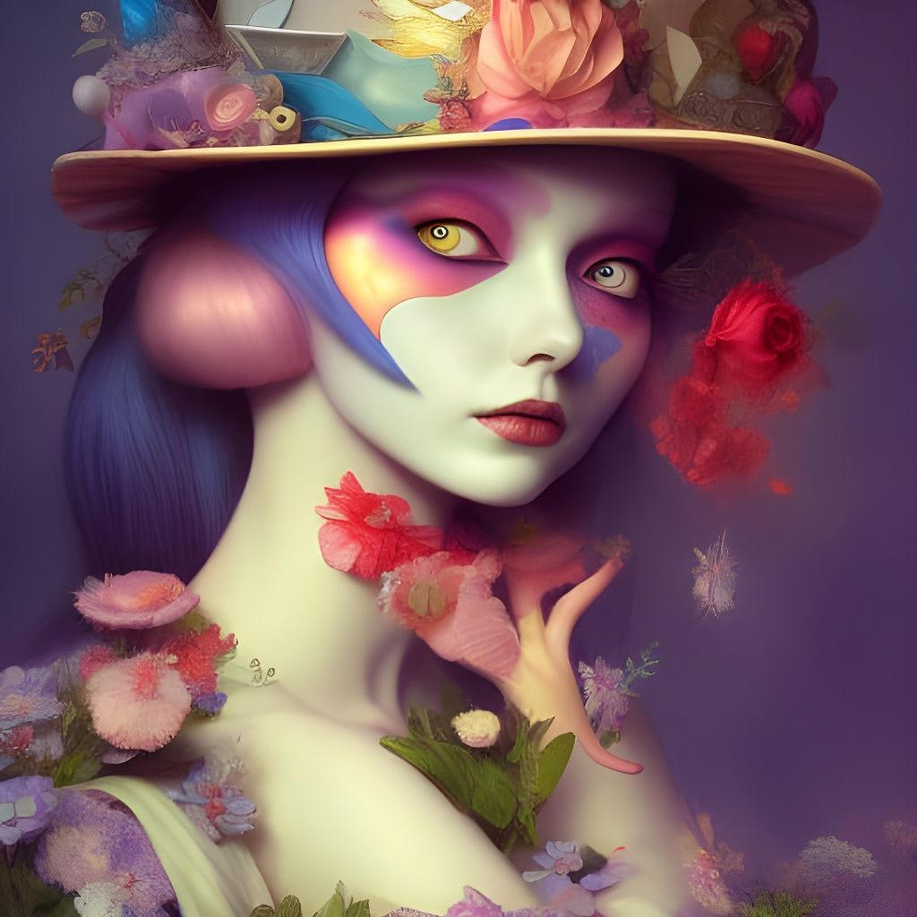 Alice in wonderland - AI Generated Artwork - NightCafe Creator