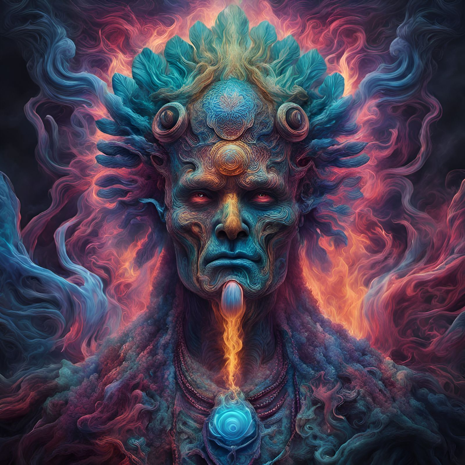 Psychedelic Universe - AI Generated Artwork - NightCafe Creator