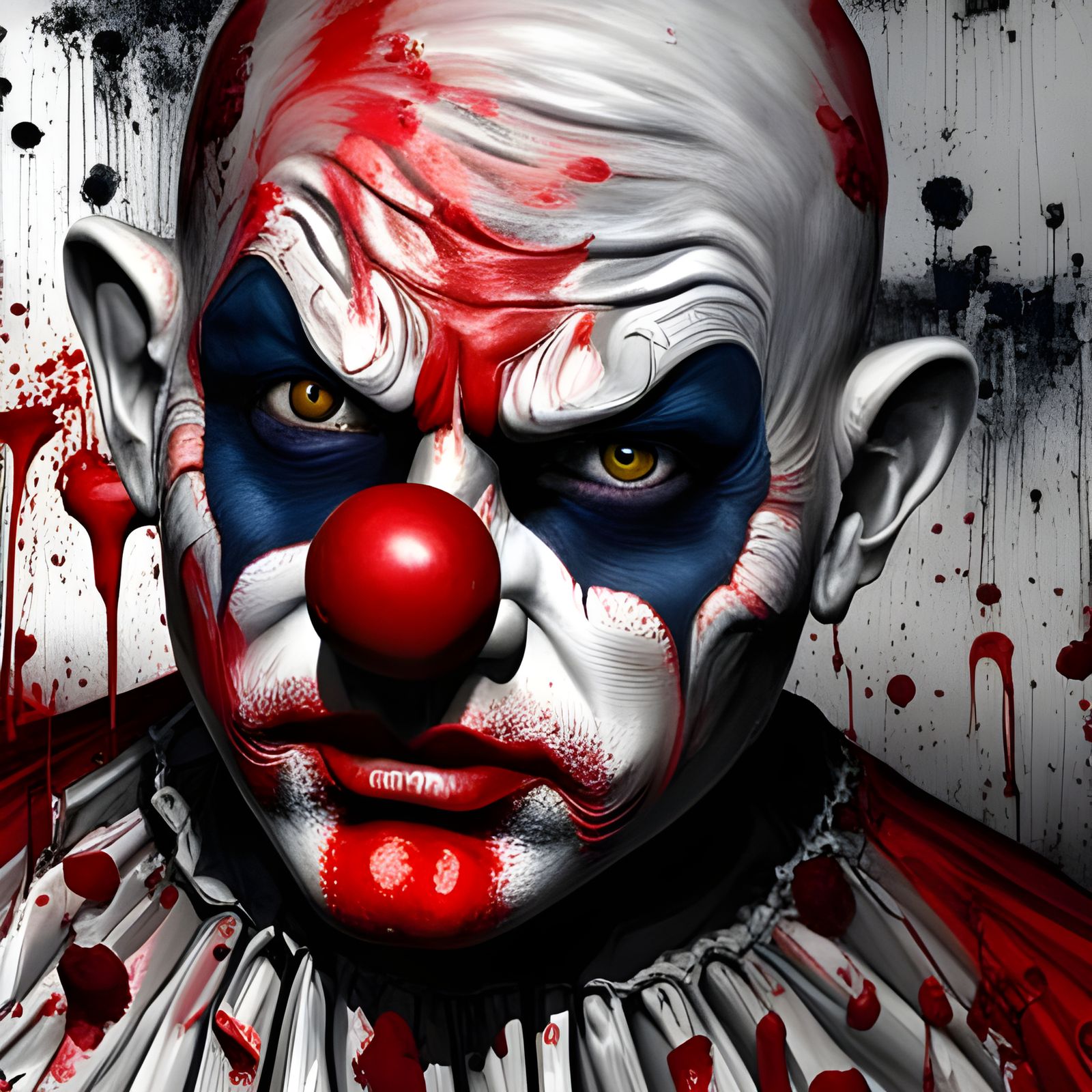 Killer clowns from my mind. - AI Generated Artwork - NightCafe Creator