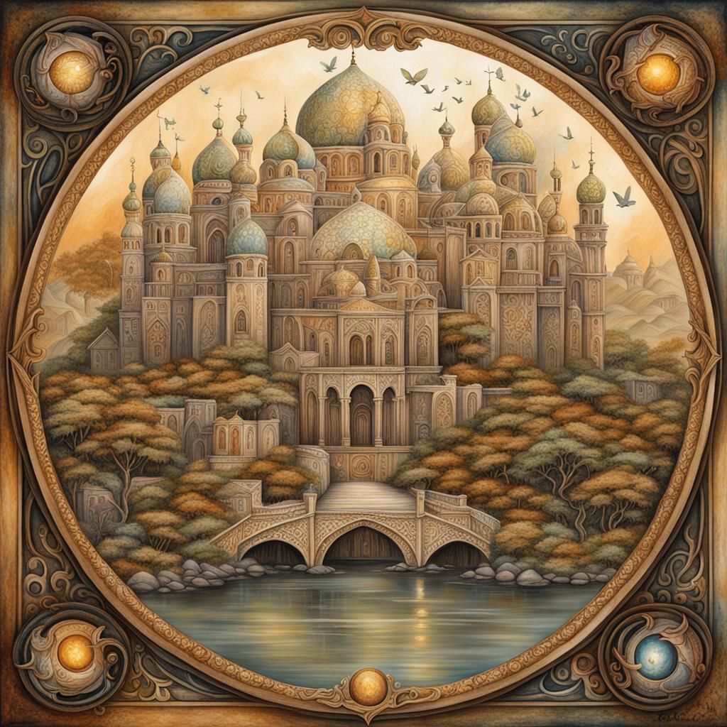 Palatial City - AI Generated Artwork - NightCafe Creator