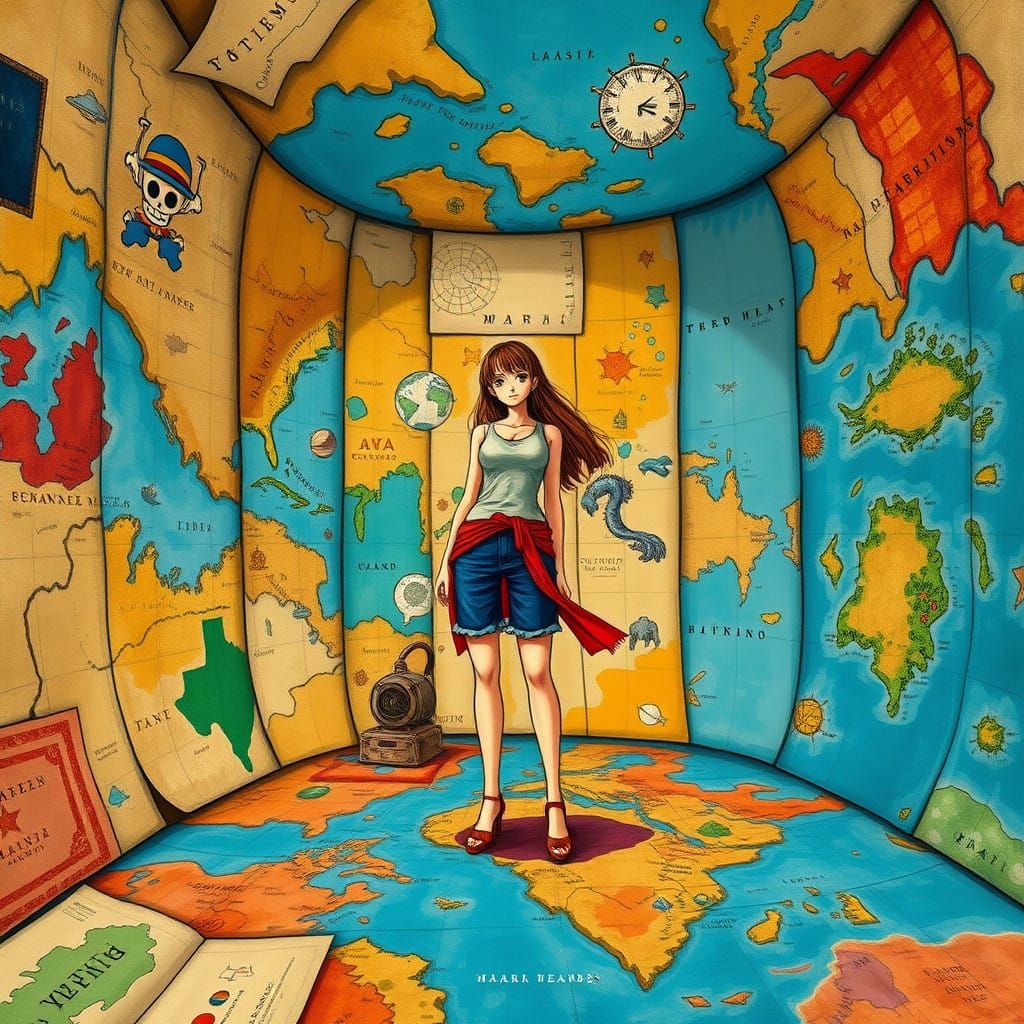 Nami in the world of maps room - Adventurer's Odyssey: Nami ...