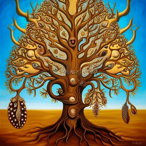 a World tree - AI Generated Artwork - NightCafe Creator