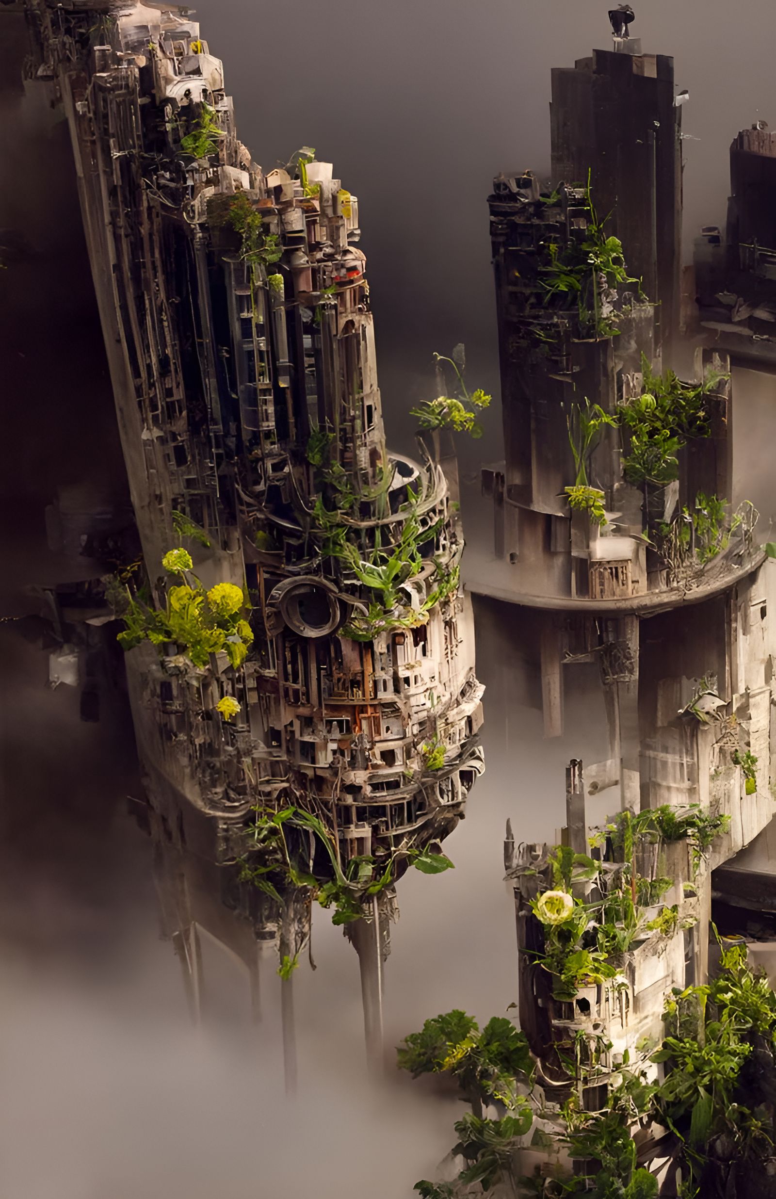 Biopunk City (start image: dark cat) - AI Generated Artwork - NightCafe ...