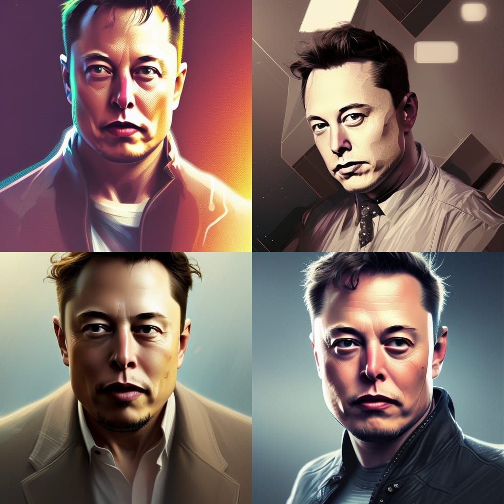 elon musk - AI Generated Artwork - NightCafe Creator