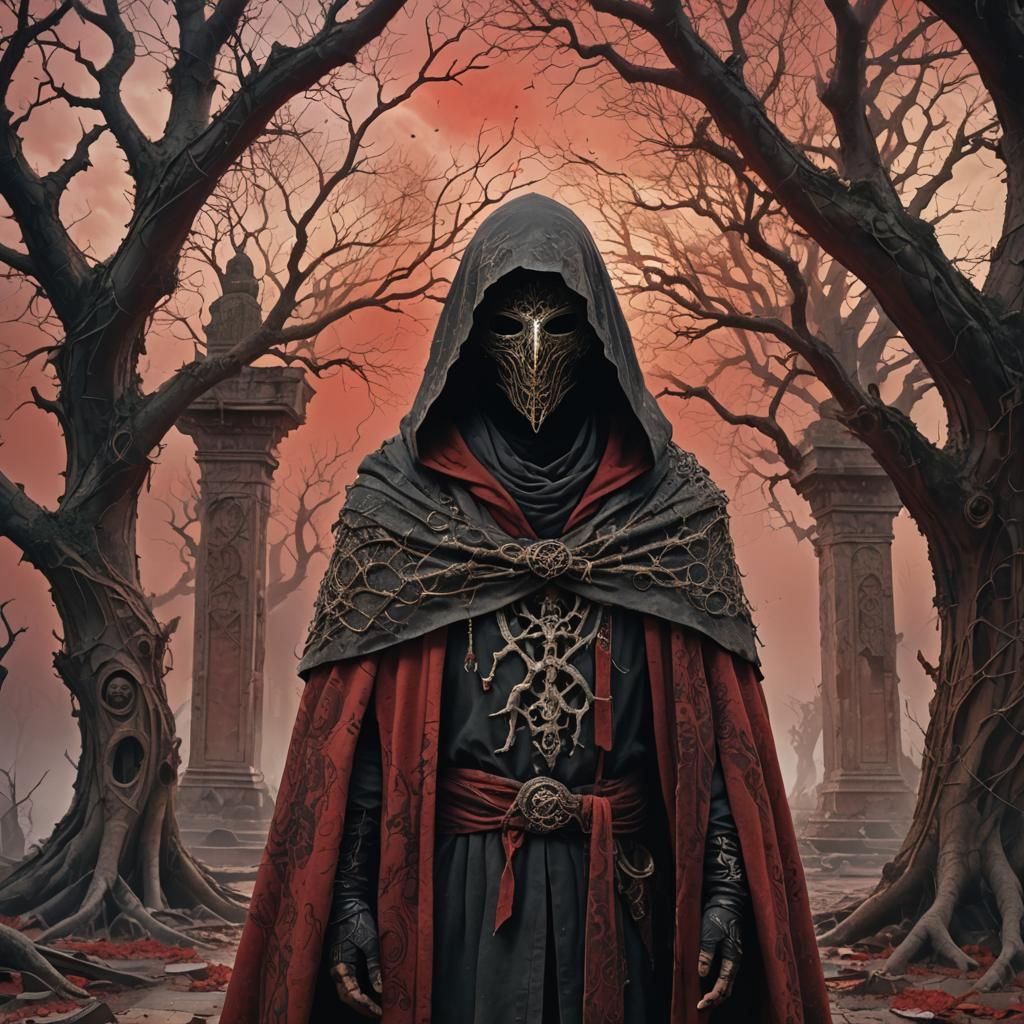 Ominous Mask - AI Generated Artwork - NightCafe Creator