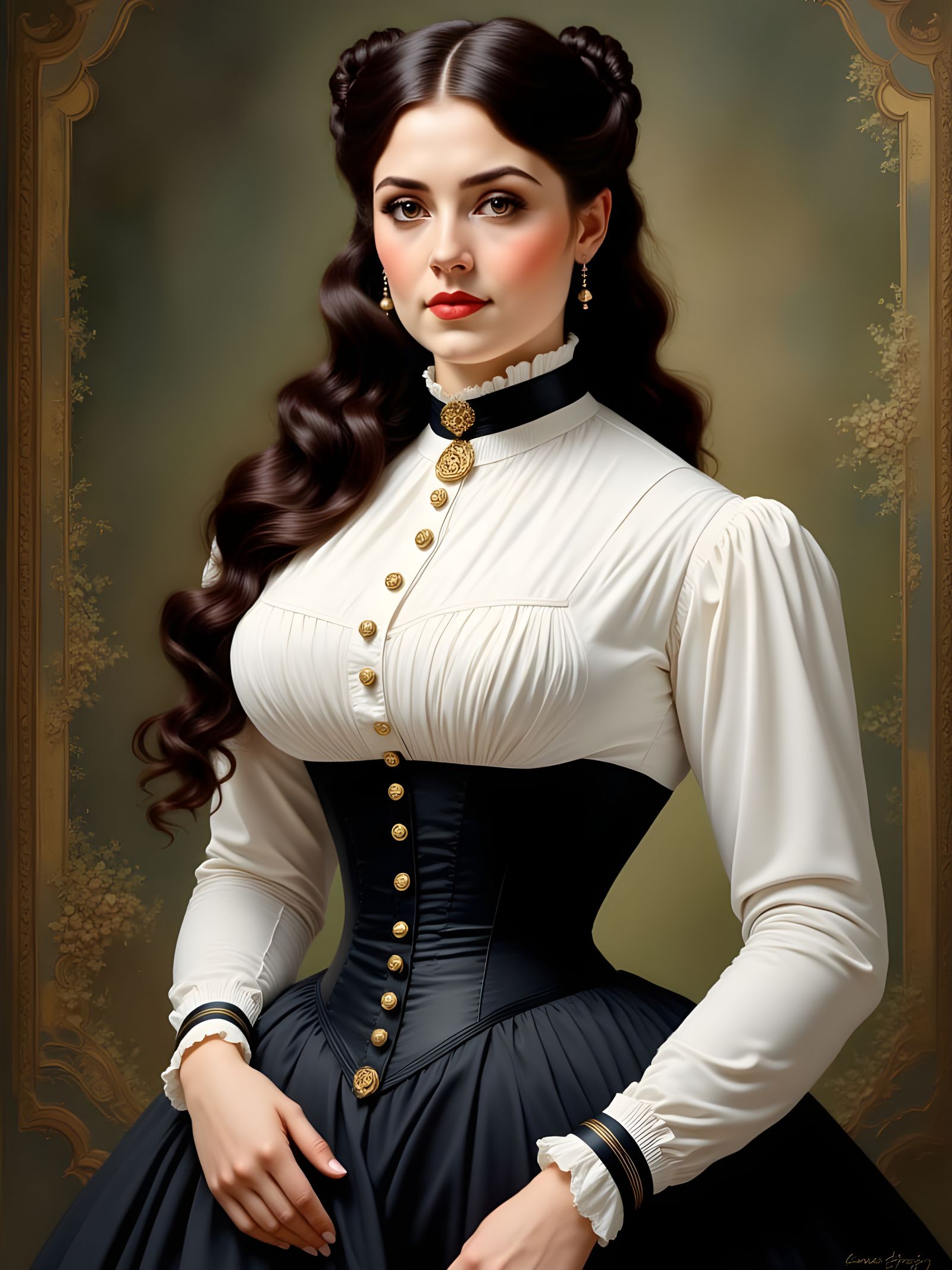 Victorian Beauty 🌸 🌿 💚 - Ethereal Victorian Siren in Sof...