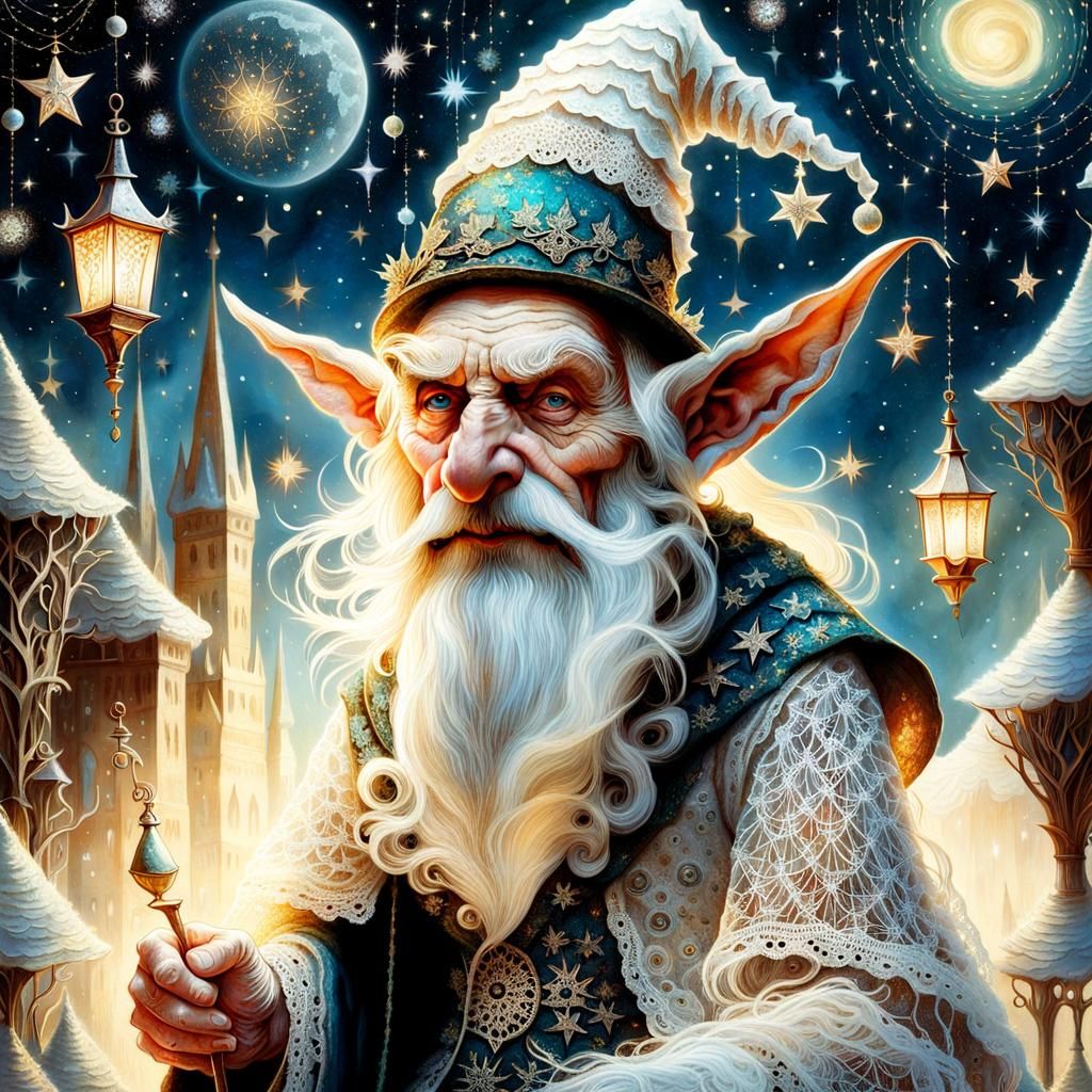 Wise Elf - AI Generated Artwork - NightCafe Creator