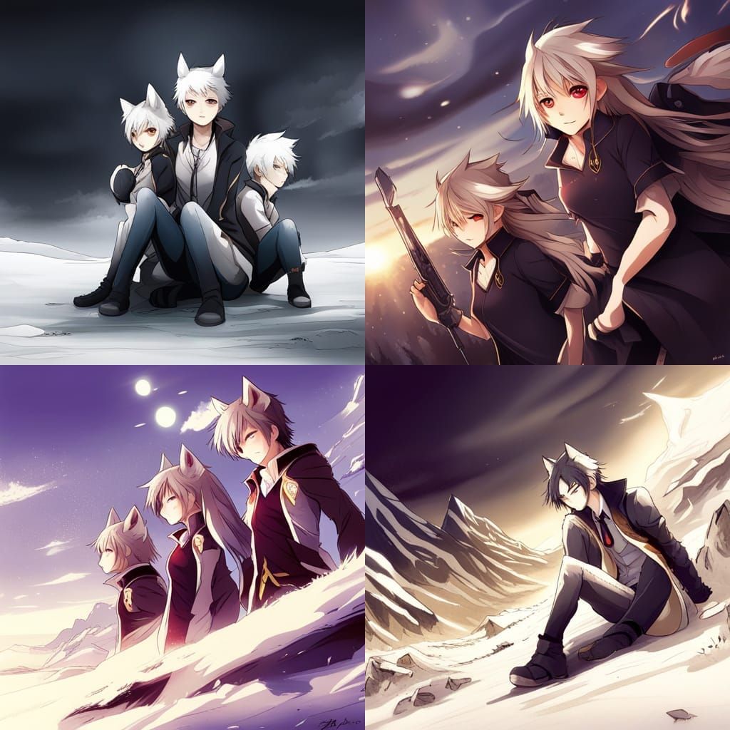 wolves - AI Generated Artwork - NightCafe Creator