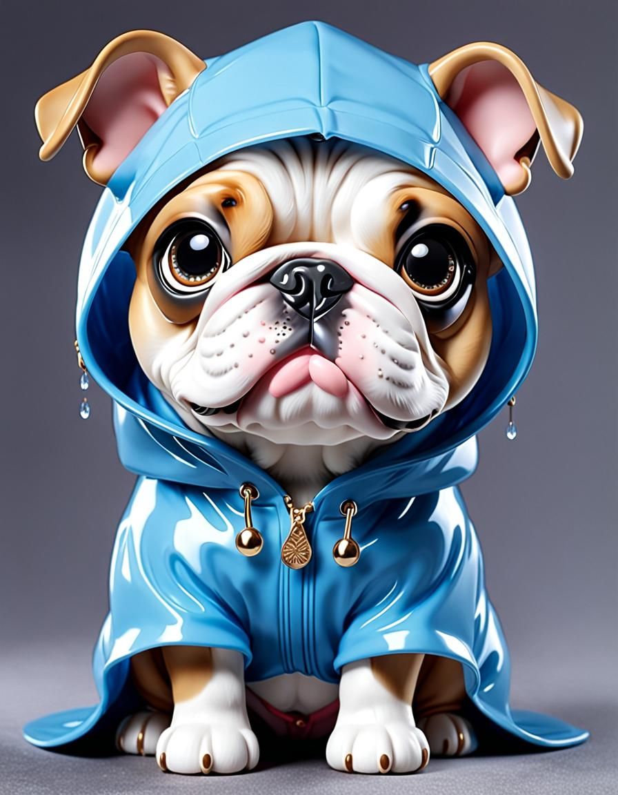 Chibi Bulldog - AI Generated Artwork - NightCafe Creator