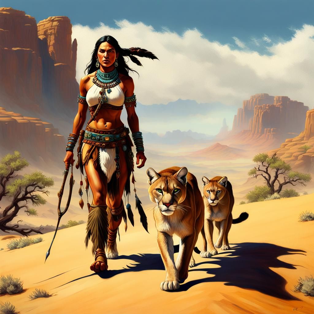 Walking the dusty trail - AI Generated Artwork - NightCafe Creator