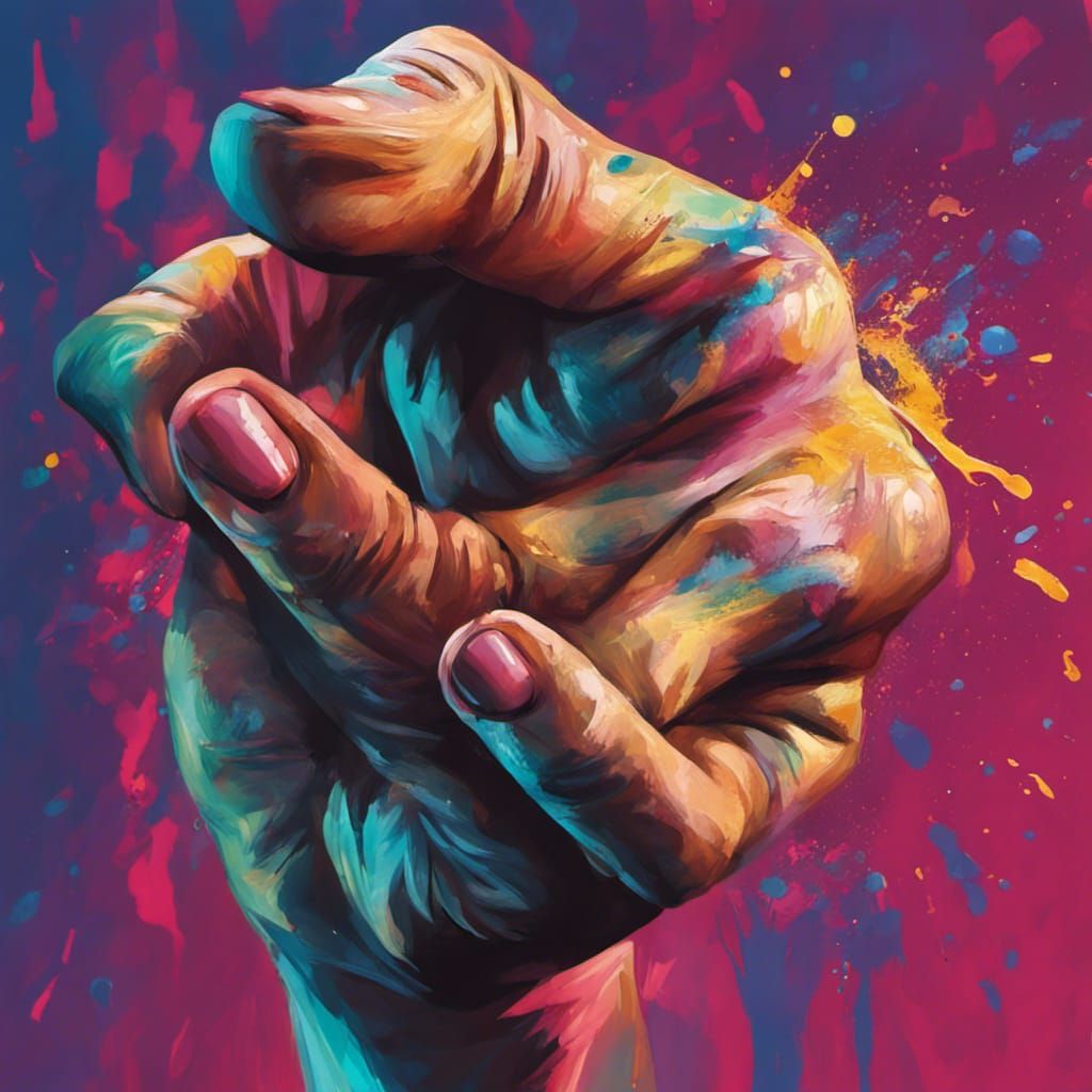 Pimp Hand - AI Generated Artwork - NightCafe Creator