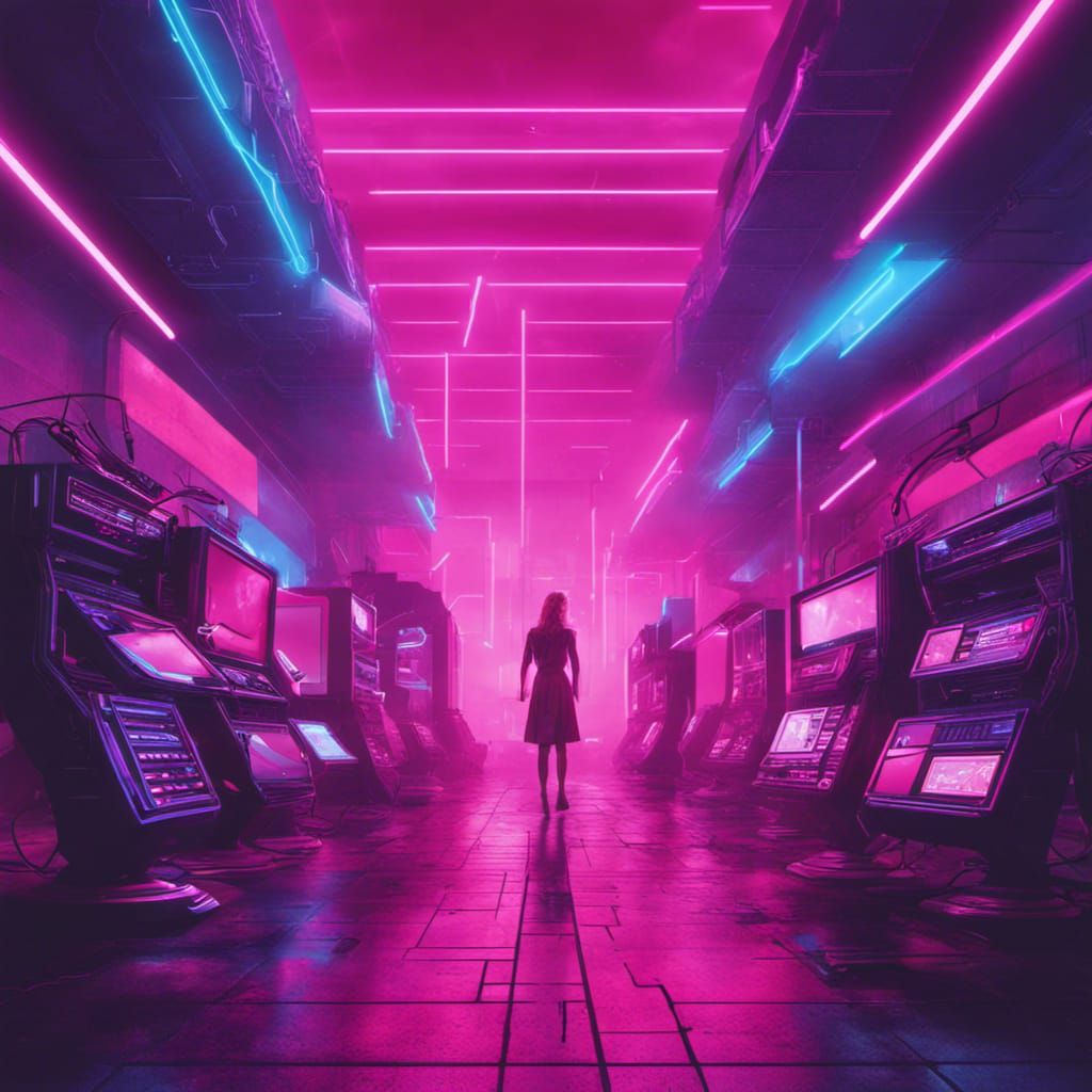 retro walk - AI Generated Artwork - NightCafe Creator