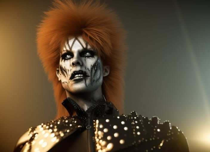 Glam Rock Vampire - AI Generated Artwork - NightCafe Creator