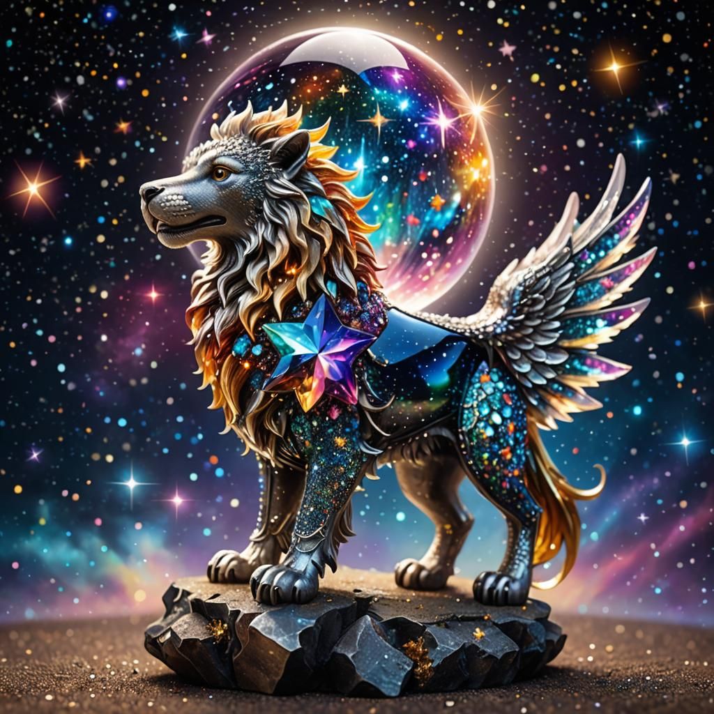 Orb Lion - AI Generated Artwork - NightCafe Creator