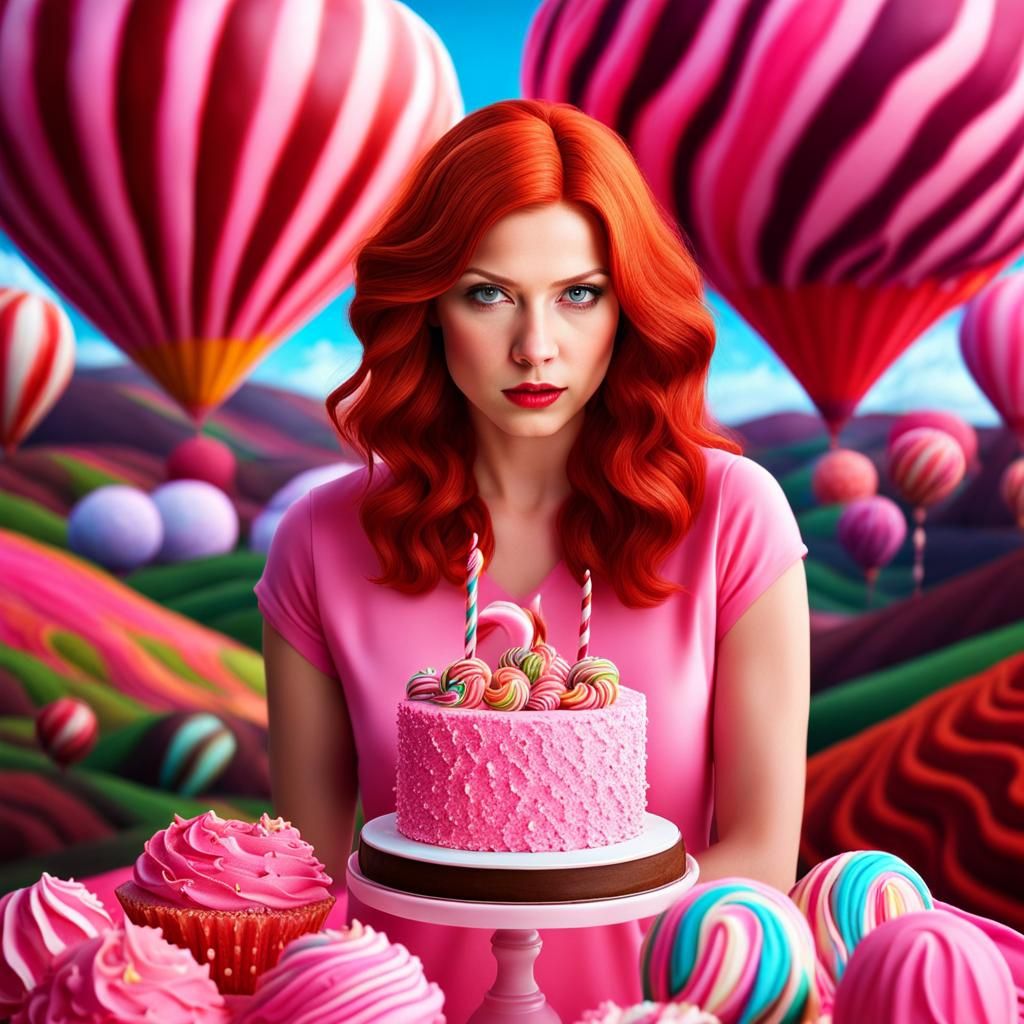 Untitled Pink Candy Creation - AI Generated Artwork - NightCafe Creator