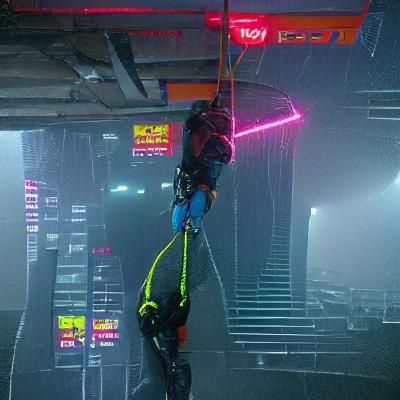 Rope Access Tech - AI Generated Artwork - NightCafe Creator