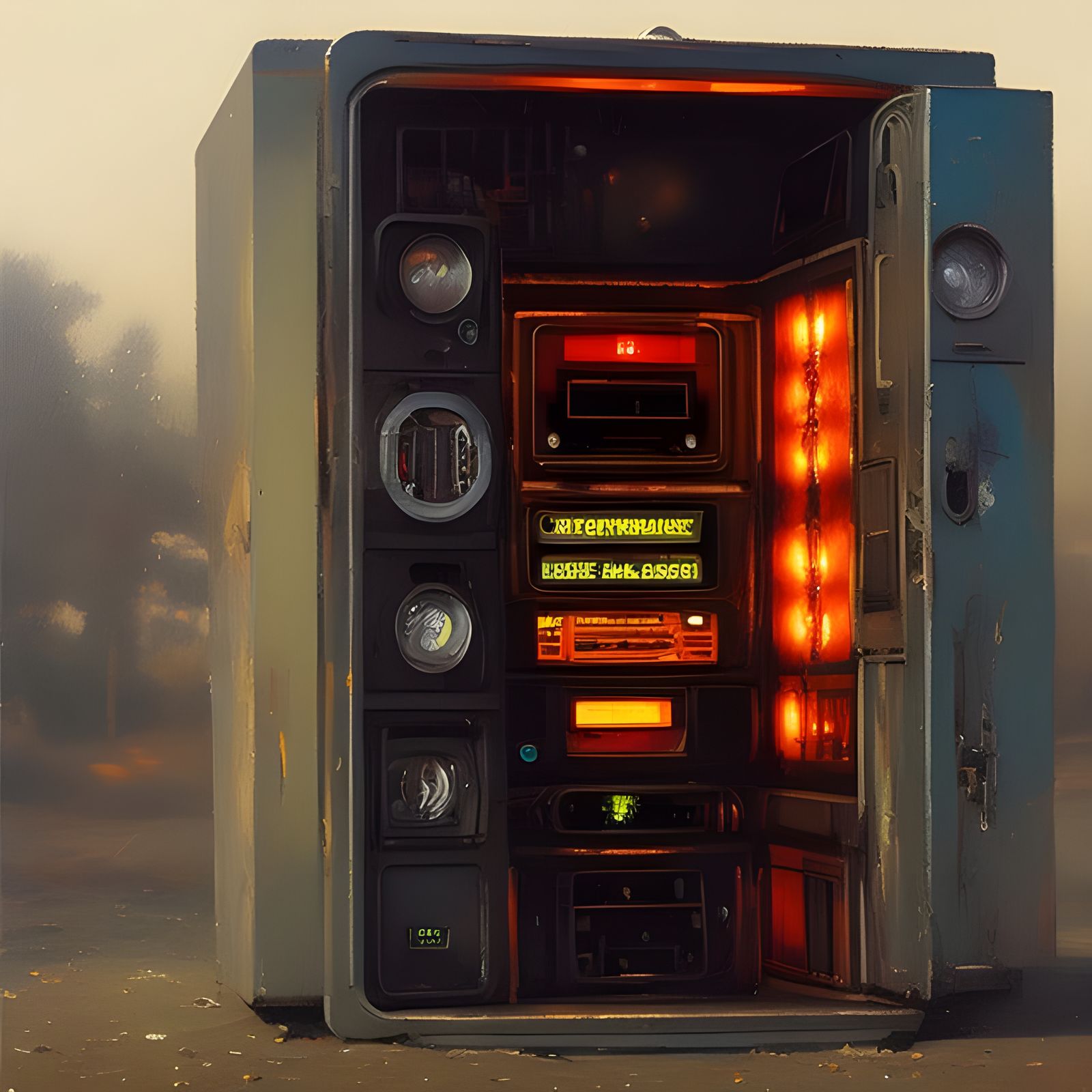 Future portable Jukebox 3000 - AI Generated Artwork - NightCafe Creator