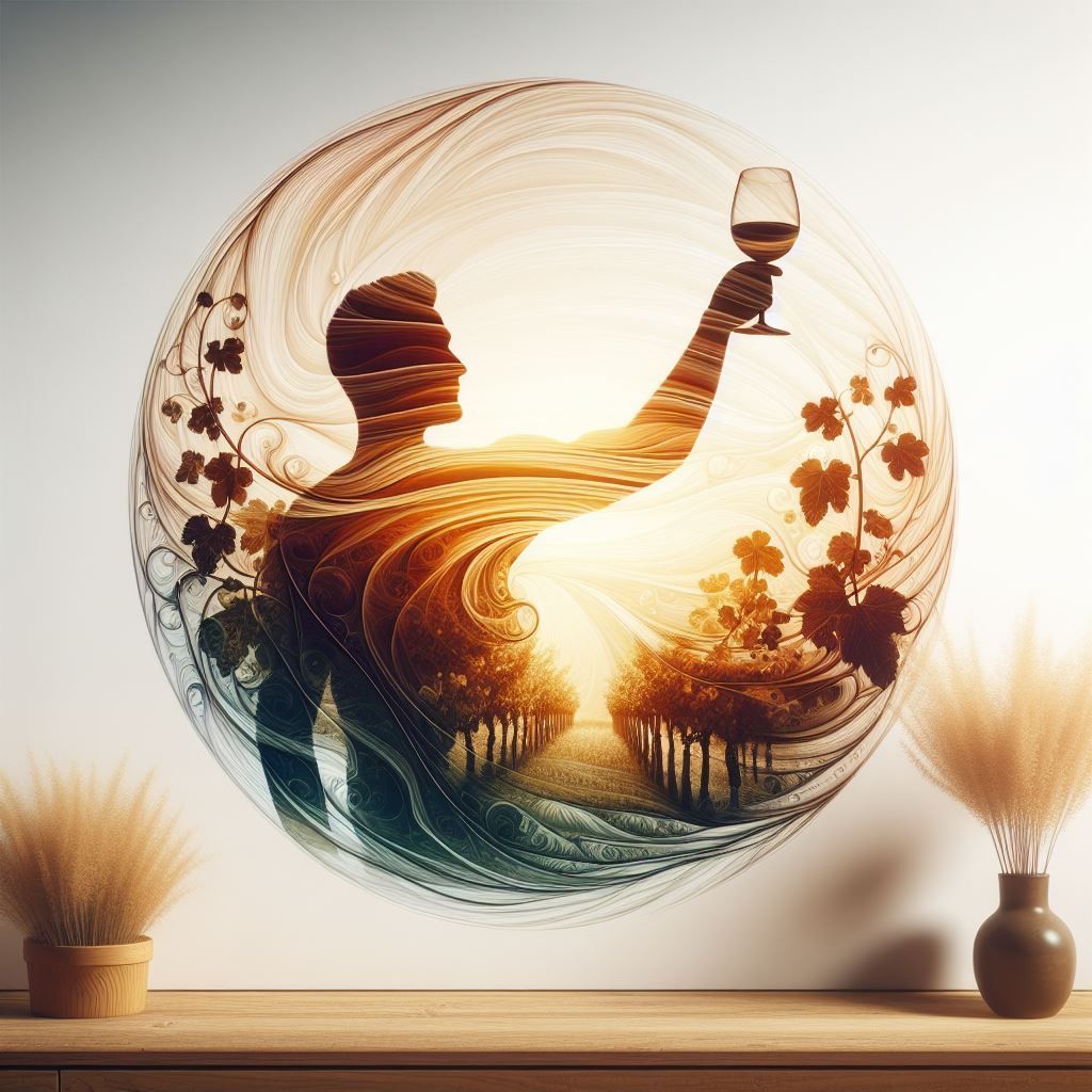 Wine Vineyard - AI Generated Artwork - NightCafe Creator