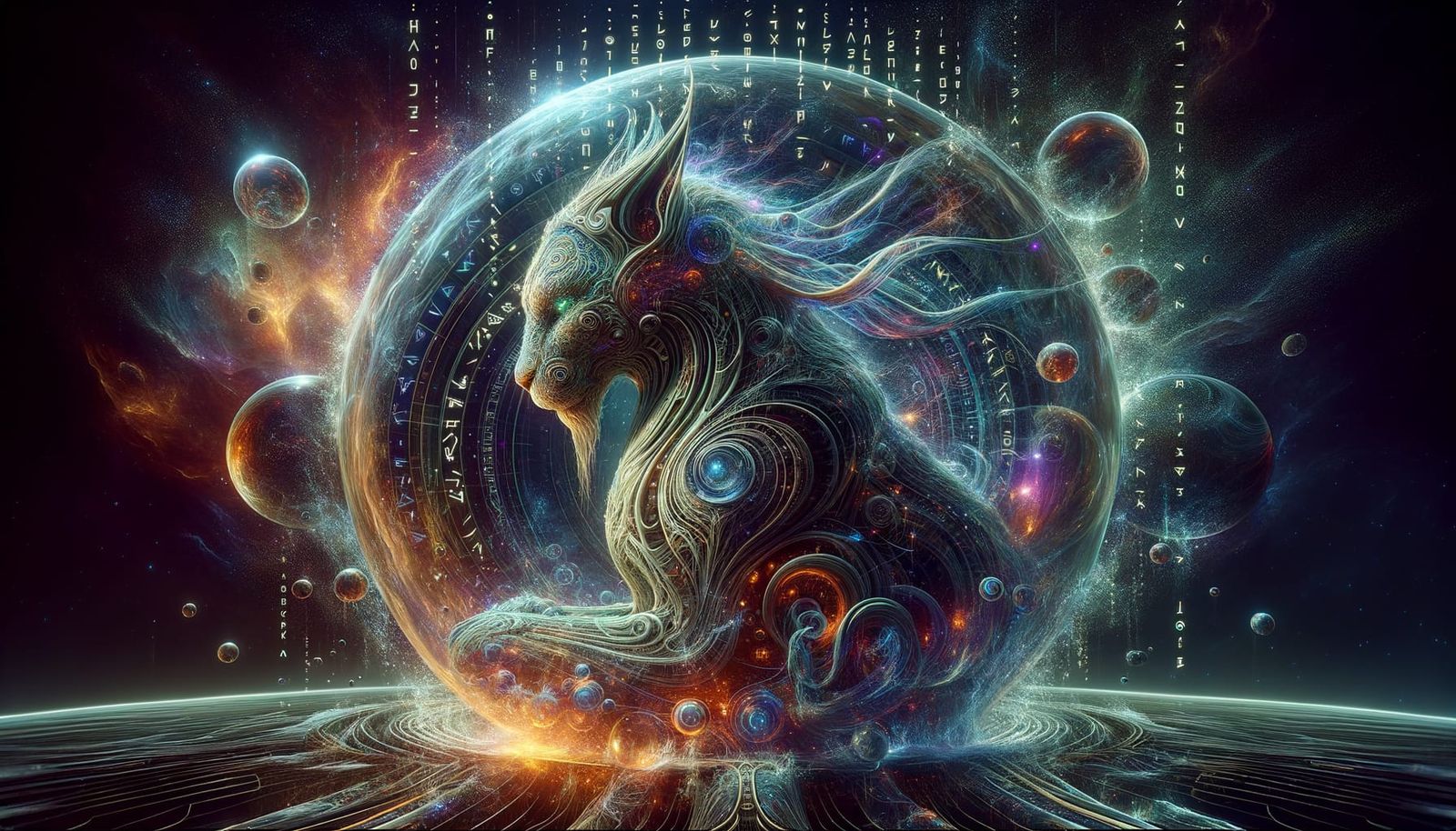 Cosmic Sphinx - AI Generated Artwork - NightCafe Creator