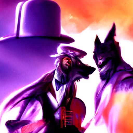 Midnight Wolves - AI Generated Artwork - NightCafe Creator