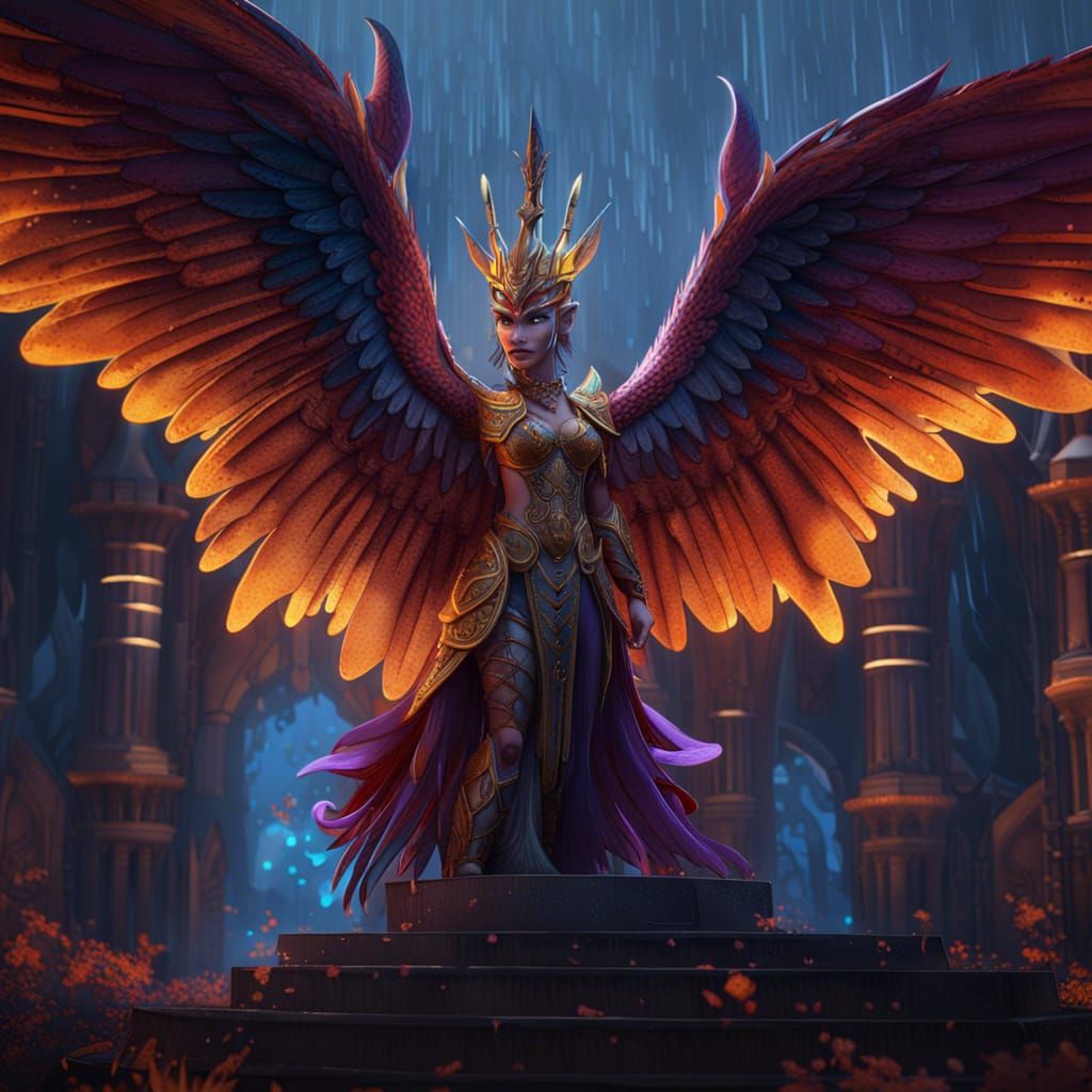 Queen falcon - AI Generated Artwork - NightCafe Creator