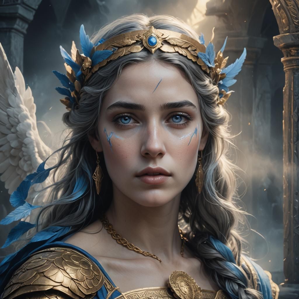 Angelic woman in ancient greece - AI Generated Artwork - NightCafe Creator