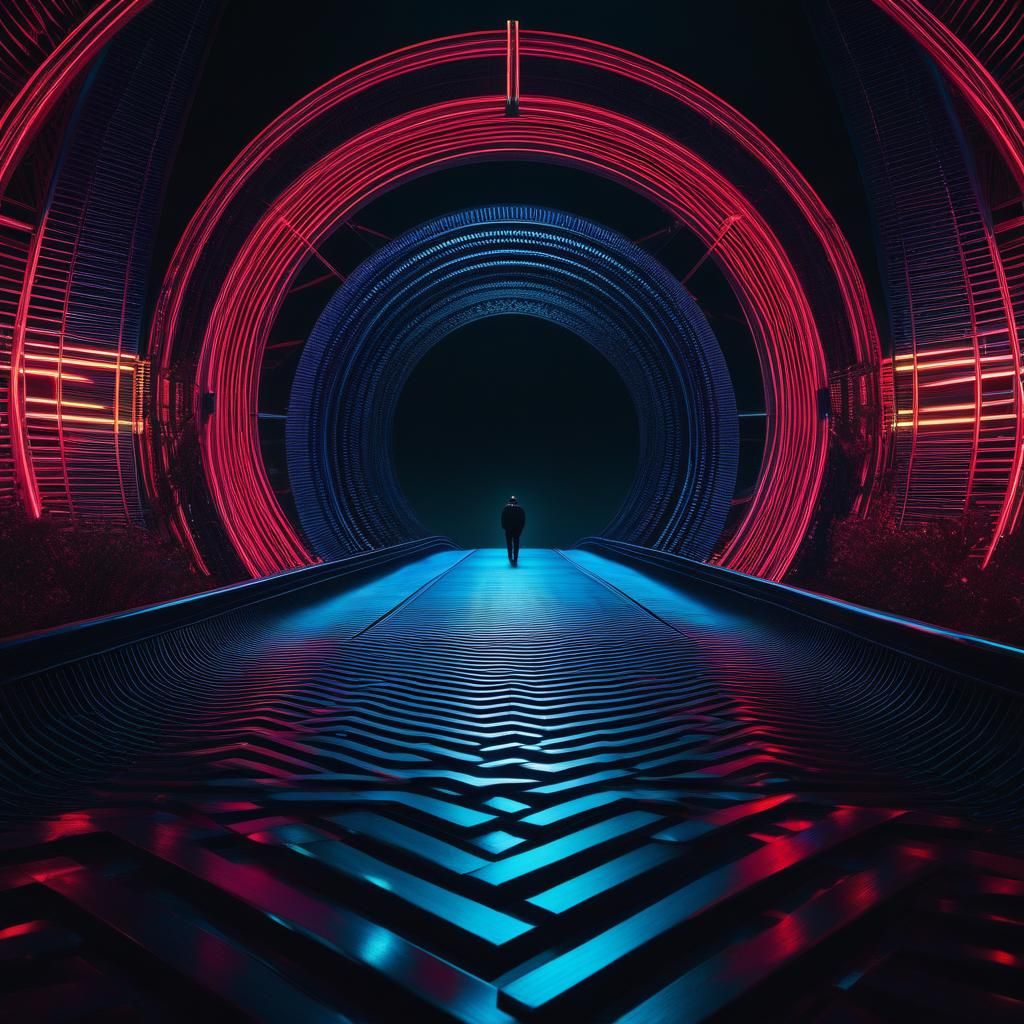 "I'm walking down the line That divides me somewhere in my mind On the ...